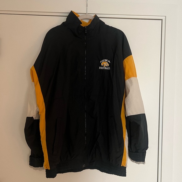Jackets & Coats | Vintage Iowa Hawkeye Football Windbreaker | Poshmark